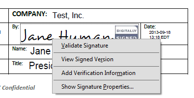 How to Detect Tampering in a Digitally Signed Document