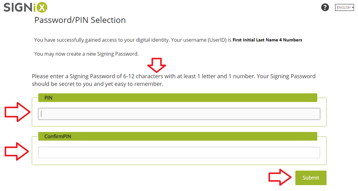 Resetting your SIGNiX Password