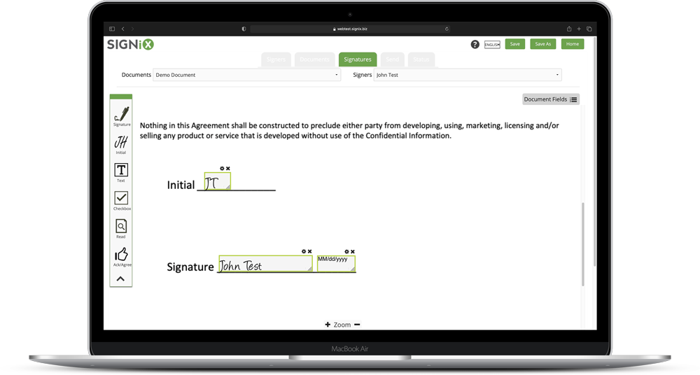 Flexible Digital Signature API